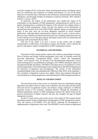 OHS (Ocupatuonal Health and Safety) reso | PDF
