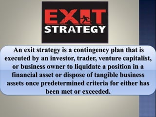 Exit strategy | PPT