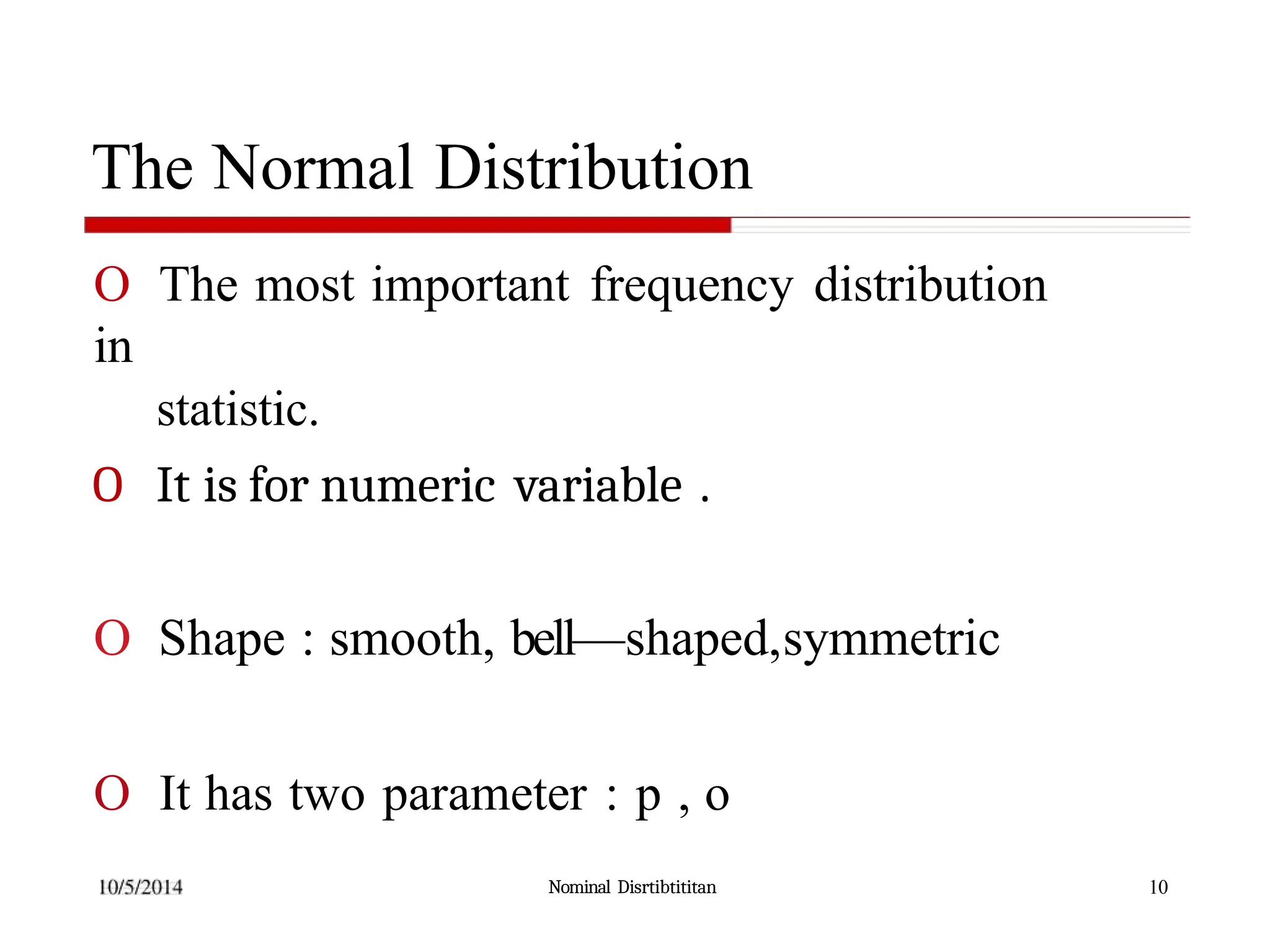 An Introduction to Normal Distribution for Health Statistics | PPTX