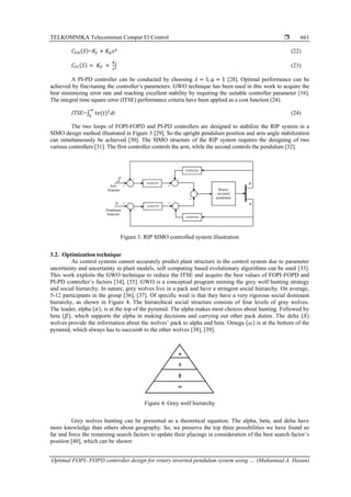 Optimal FOPI-FOPD controller design for rotary inverted pendulum system using grey wolves ...