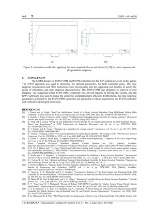 Optimal FOPI-FOPD controller design for rotary inverted pendulum system using grey wolves ...