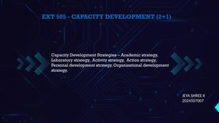 capacity development and its strategies. | PPT