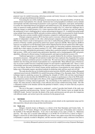 Levenberg-Marquardt-optimized neural network for rainfall forecasting | PDF