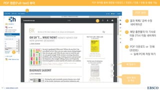 계명대학교 동산도서관 Art Full Text 이용가이드(한국어 버전용) | PPT