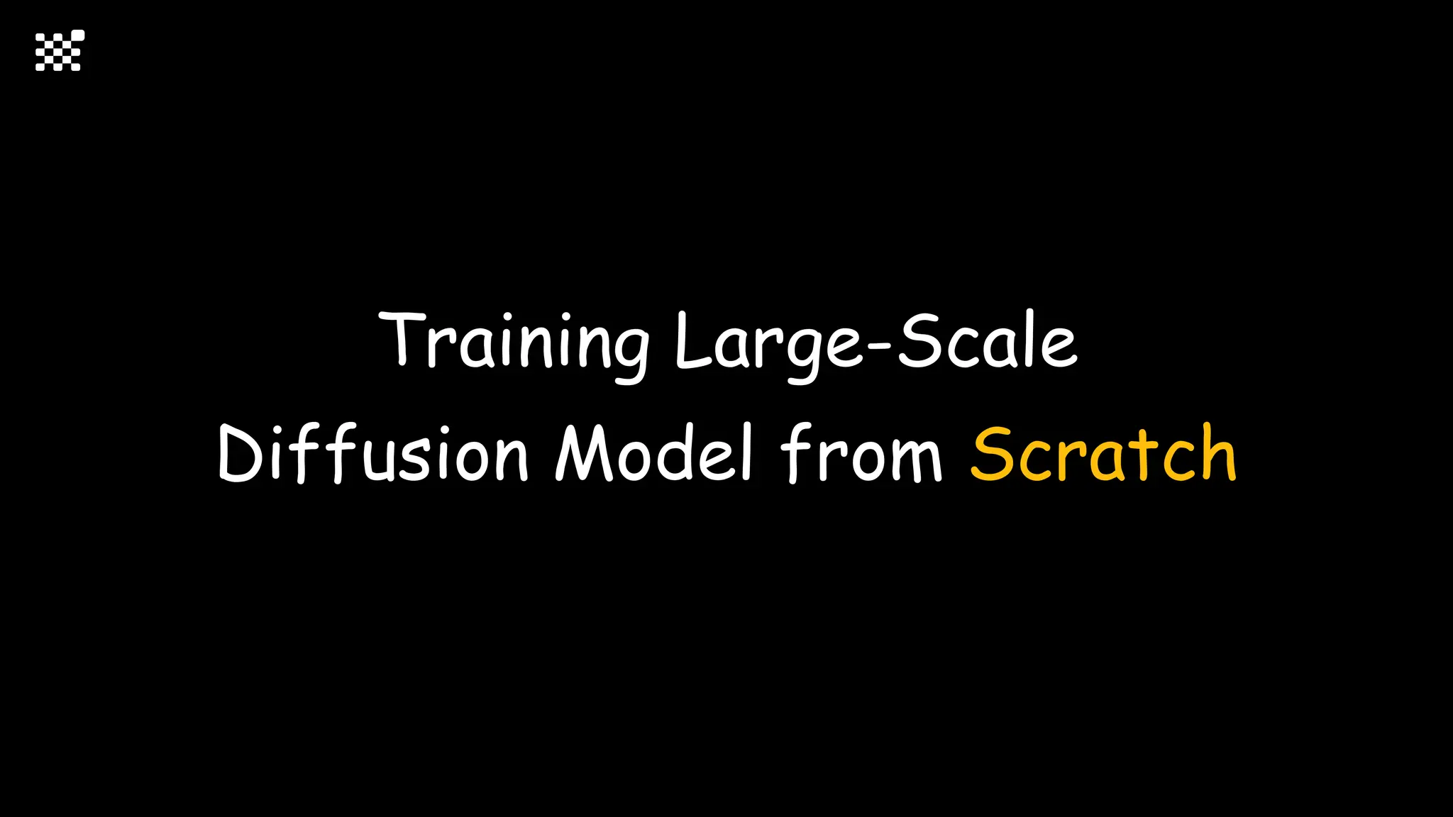 LLM에서 배우는 이미지 생성 모델 ZERO부터 학습하기 Training Large-Scale Diffusion Model ...