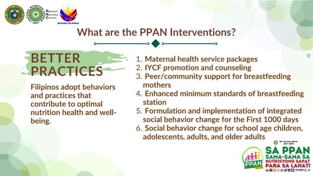 2024 Briefer PPan nutrition month celebration | PDF