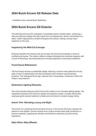 2024 Buick Encore GX Review, Specs and Price.pdf