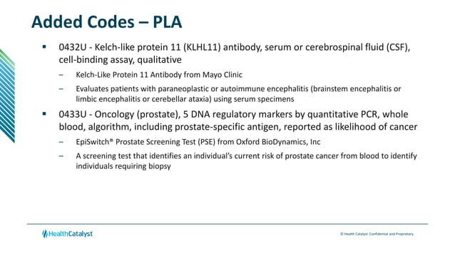 2024 CPT® Code Updates (CDM Focused) - Part 1 | PPTX | Genetics | Science