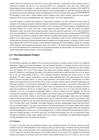 Geert Driessen (2024) Encyclopedia Abecedarian an impossible model preschool program | PDF