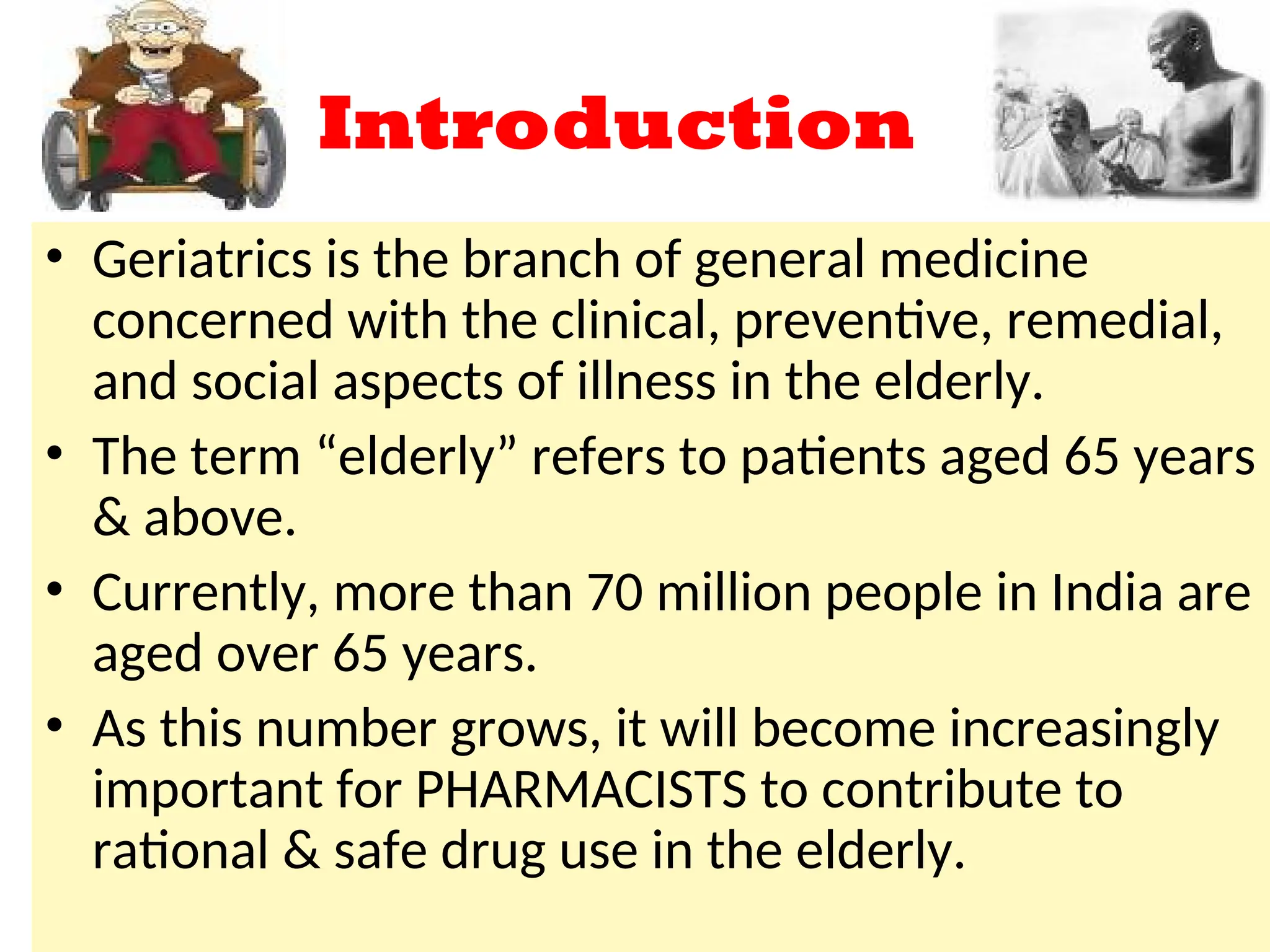 Drug dosing in Geriatric Patients- Pharmacotherapeutics-1 | PPT