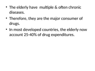 Drug dosing in Geriatric Patients- Pharmacotherapeutics-1 | PPT