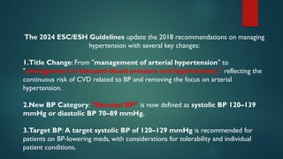 2024 ESC Guidelines for the management of elevated HTN | PPTX