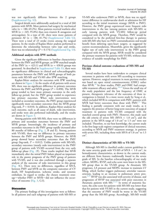 Outcomes of Severe Mitral Stenosis With the Revised Severity Criteria ...