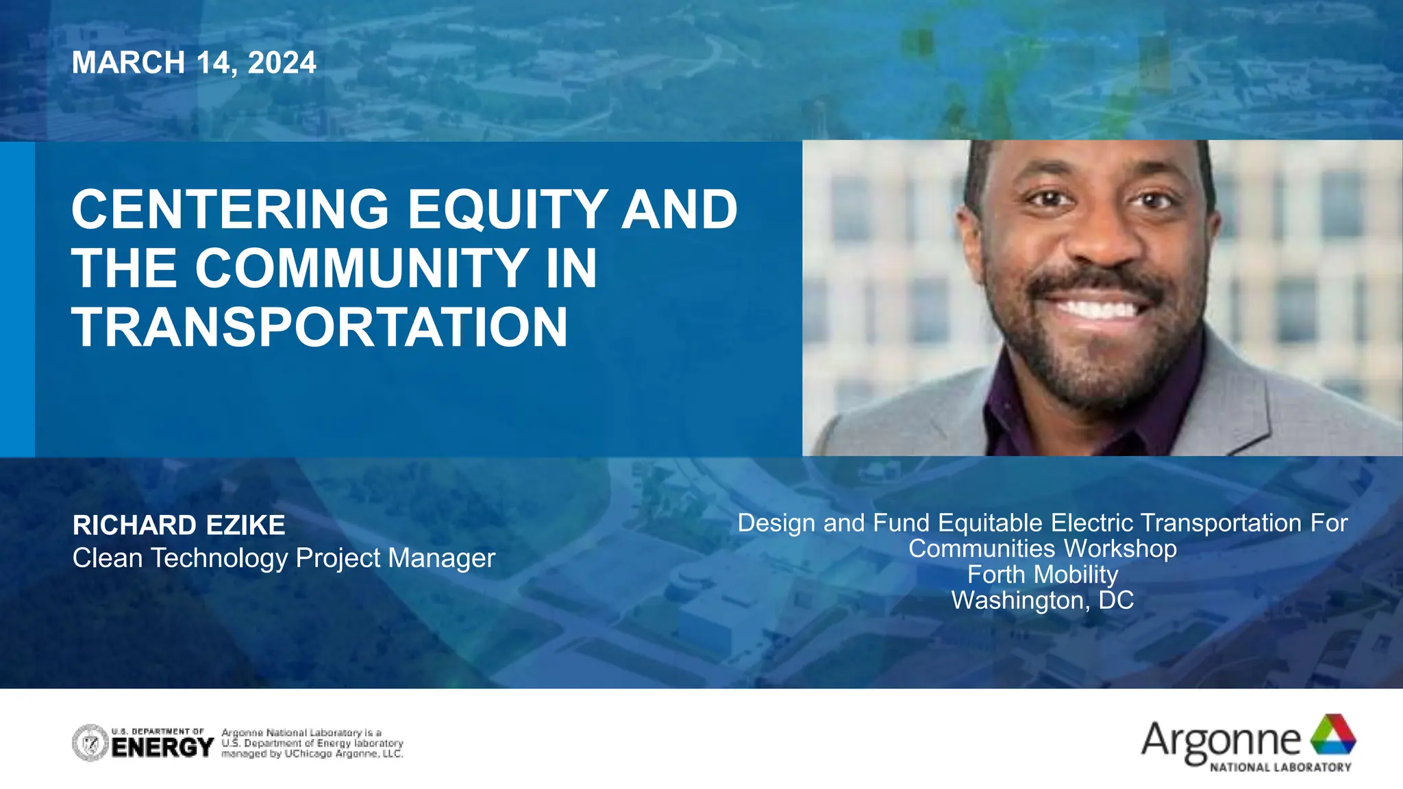 Centering equity and the community in Transportation by Richard Ezike | PPT