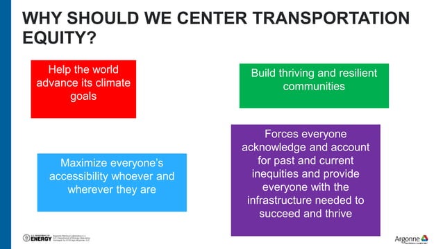 Centering equity and the community in Transportation by Richard Ezike | PPT