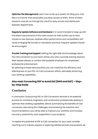 2024 Guide: Why PDF to CAD is Important for Drafting | PDF