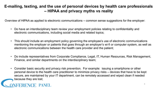 HIPAA Guidelines and Electronic Communication: What Healthcare ...