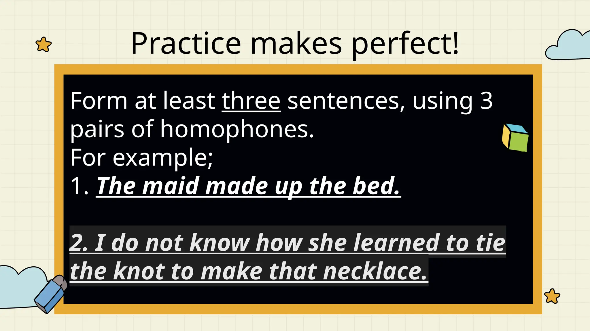 homophones with example and practice and | PPTX
