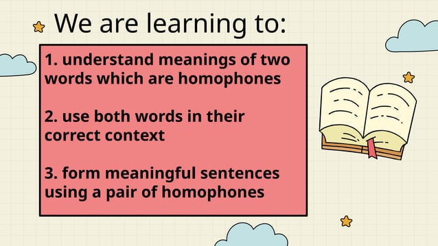 homophones with example and practice and | PPTX