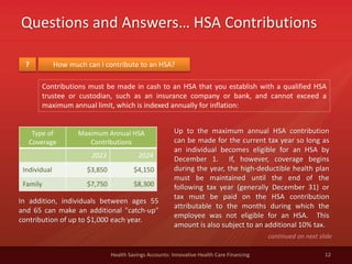 2024 Health Savings Account - HSA - Overview | PPTX