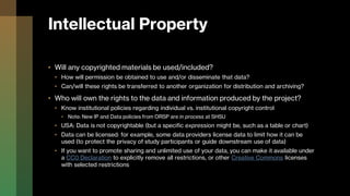 Introduction to Data Management Planning | PDF