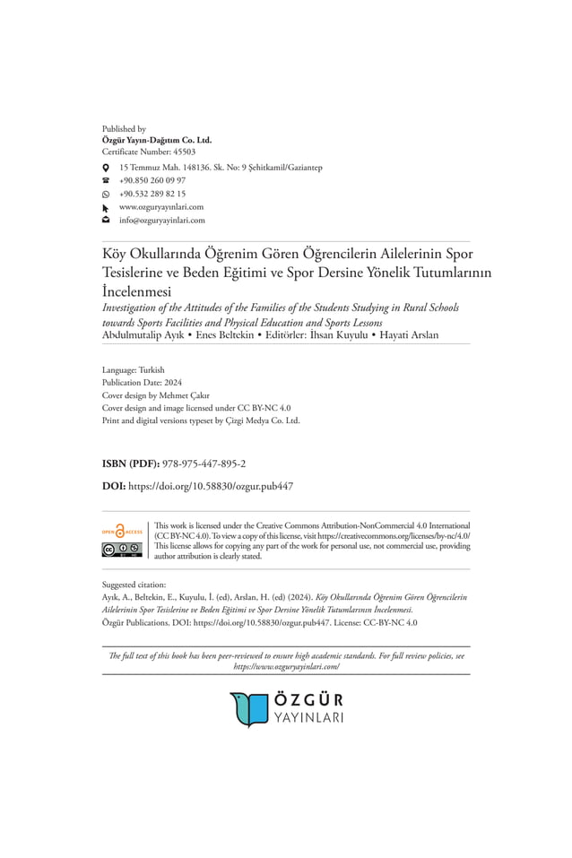 Özgür Yayınları 2024_Kaynakca Dosyası-Akademik | PDF