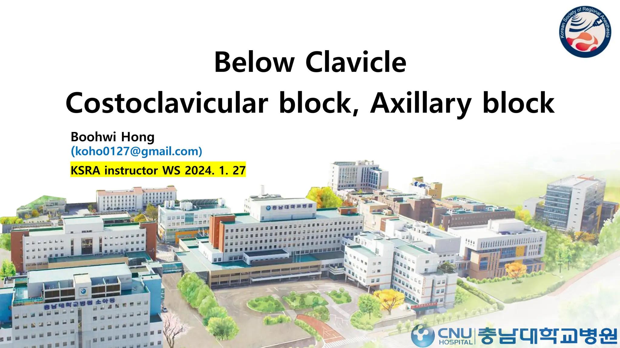 2024 KSRA instructor WS, 1st World Day of Regional Anaesthesia & Pain ...