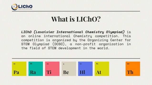 2024 LIChO Guidebook (Lavoisier International Chemistry Olympiad) | PDF