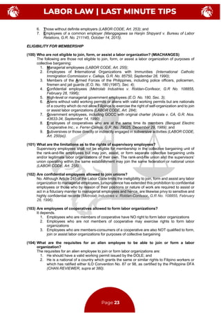 2024 Learning Materials LMT in labor law | PDF