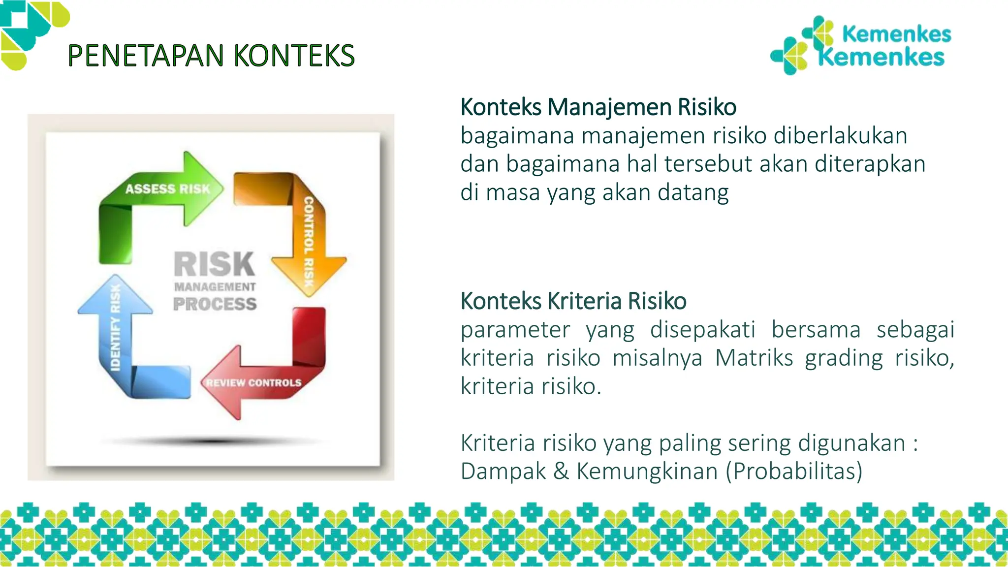 manajemen risiko di puskesmas dari kemenkes | PDF