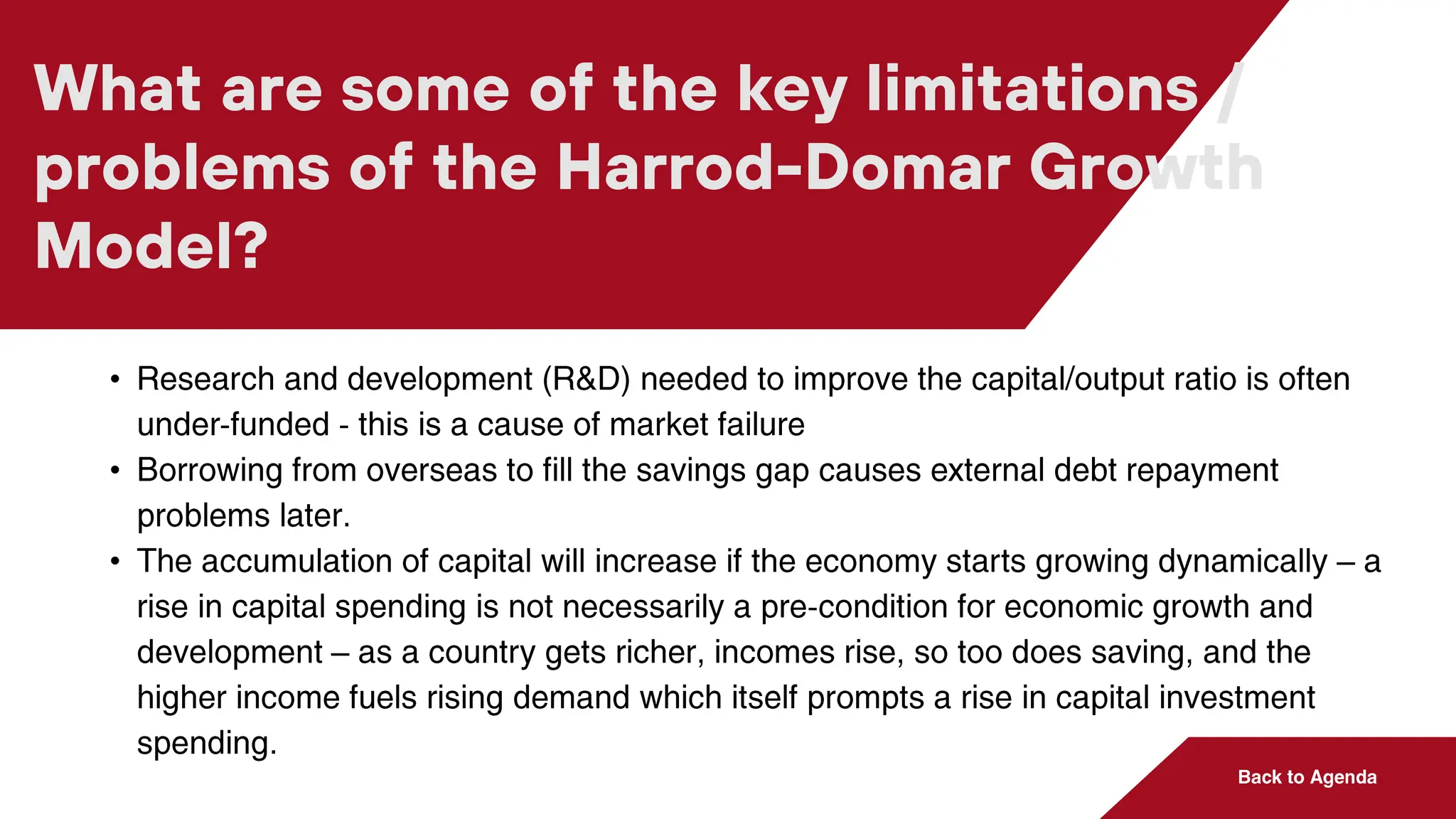 A Harrod Domar Economic Growth Model PPT | PPTX