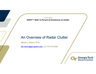2024_Melvin_Overview of Radar Clutter.pdf