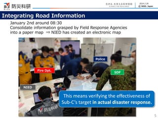 NIED’s initial response to the 2024 Noto Peninsula Earthquake | PDF ...