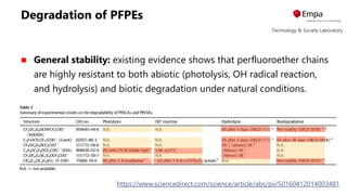Understanding Perfluoropolyethers (PFPEs) and Their Life Cycle | PDF