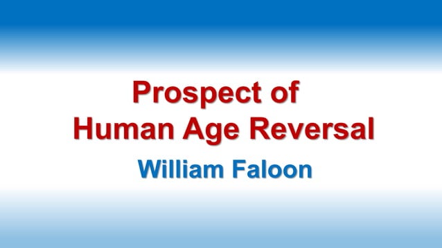 Bill Faloon on Age Reversal at Old Fort Bay Club Bahamas 2024 | PPT