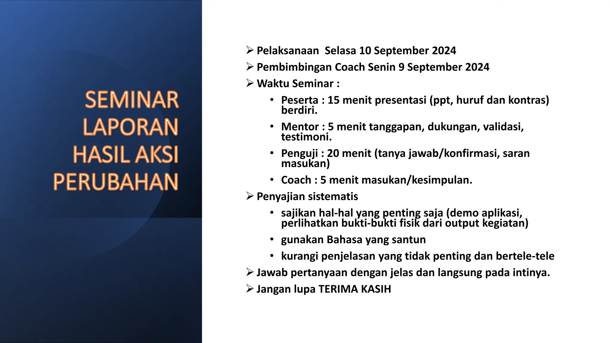 Pembekalan Implementasi Aksi Perubahan PKA | PDF