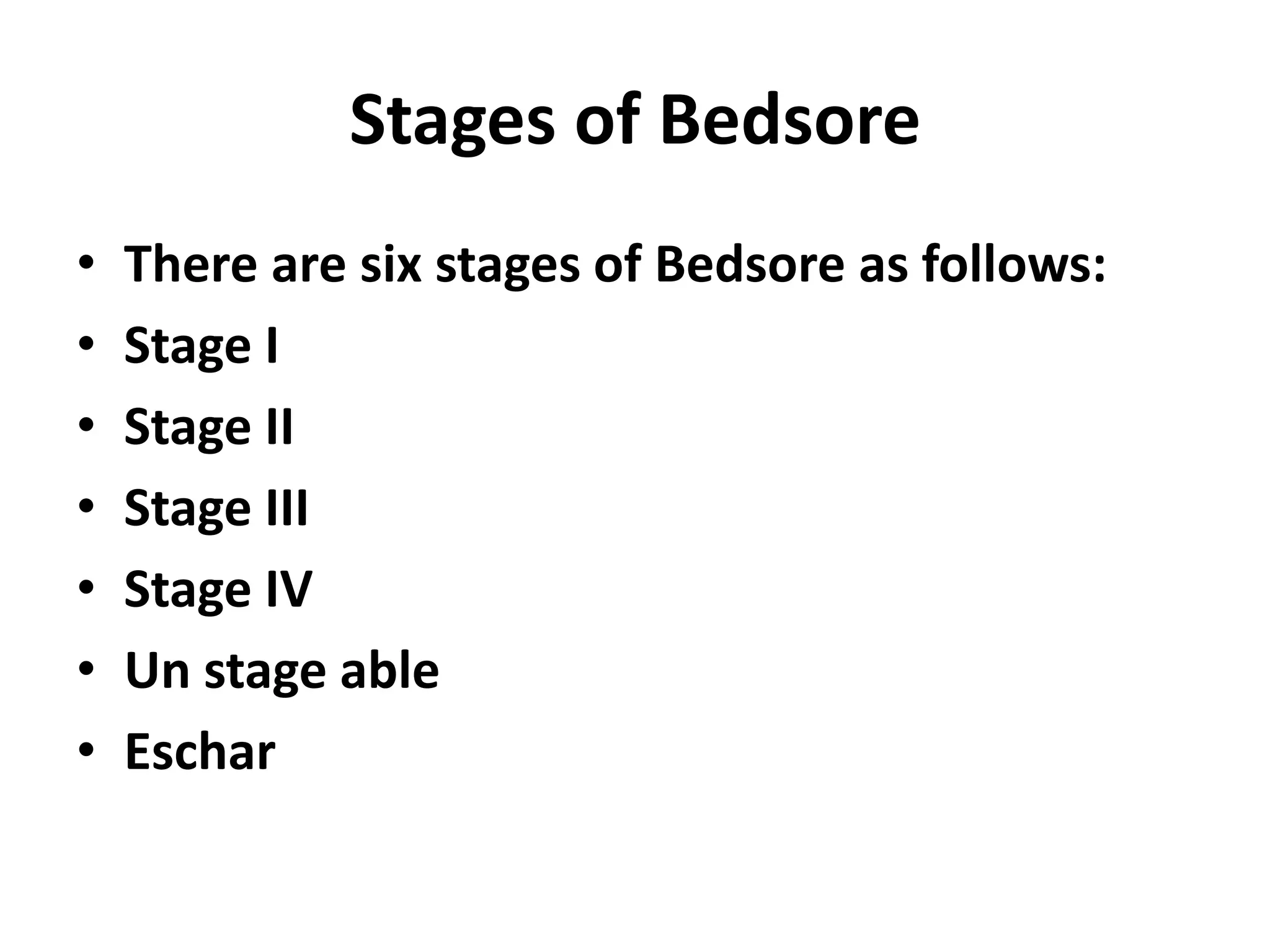 Pressure Ulcers A decubitus ulcer. Stages of Bedsore | PDF