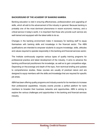 2024 Prospectus ABN for banking in the financial sector | PDF