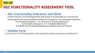 [2024] REVISED SGC FUNCTIONALITY ASSESSMENT TOOL .pptx