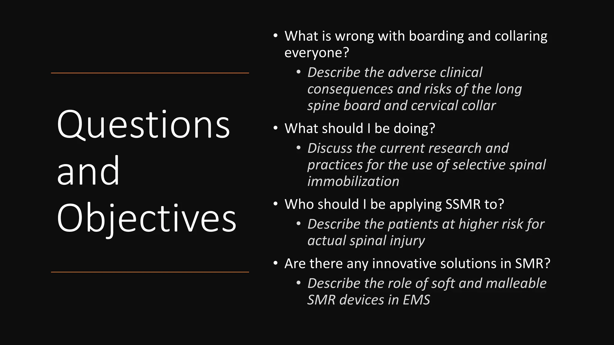 2024 Selective Spinal Motion Restriction in the 21st century | PDF