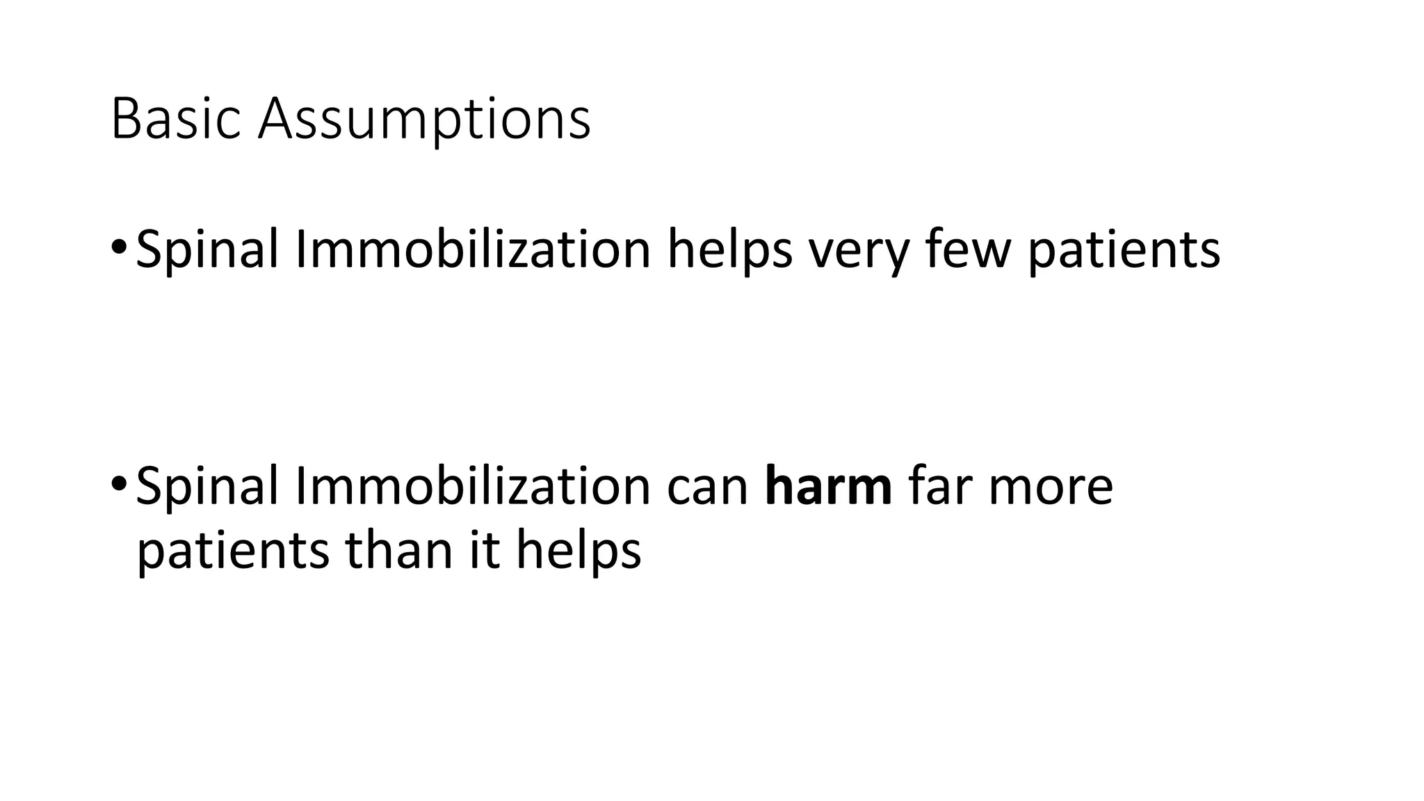 2024 Selective Spinal Motion Restriction in the 21st century | PDF