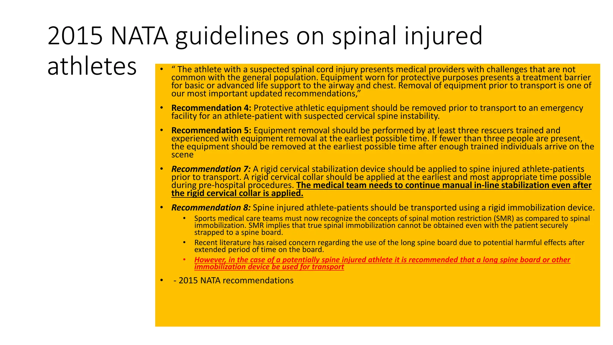 2024 Selective Spinal Motion Restriction in the 21st century | PDF