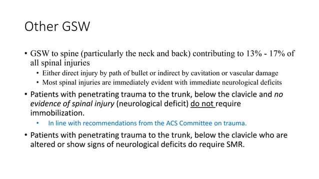 2024 Selective Spinal Motion Restriction in the 21st century | PDF ...