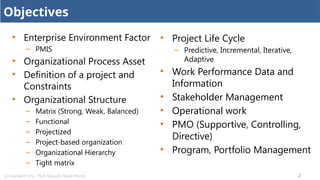 Project Management Framework for PMP Cert | PPTX