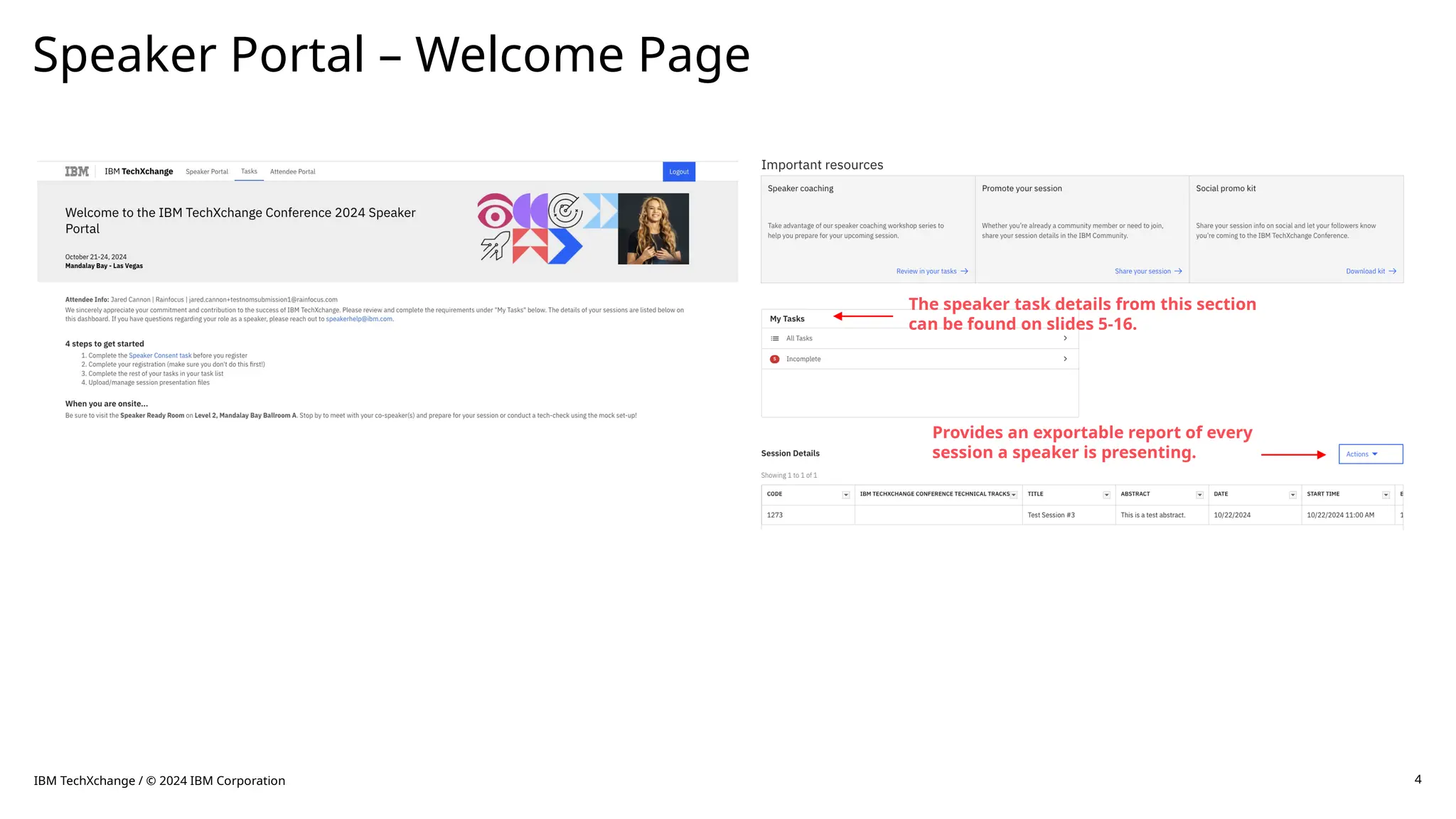 2024 TechXChange Speaker Portal Overview.PPTX