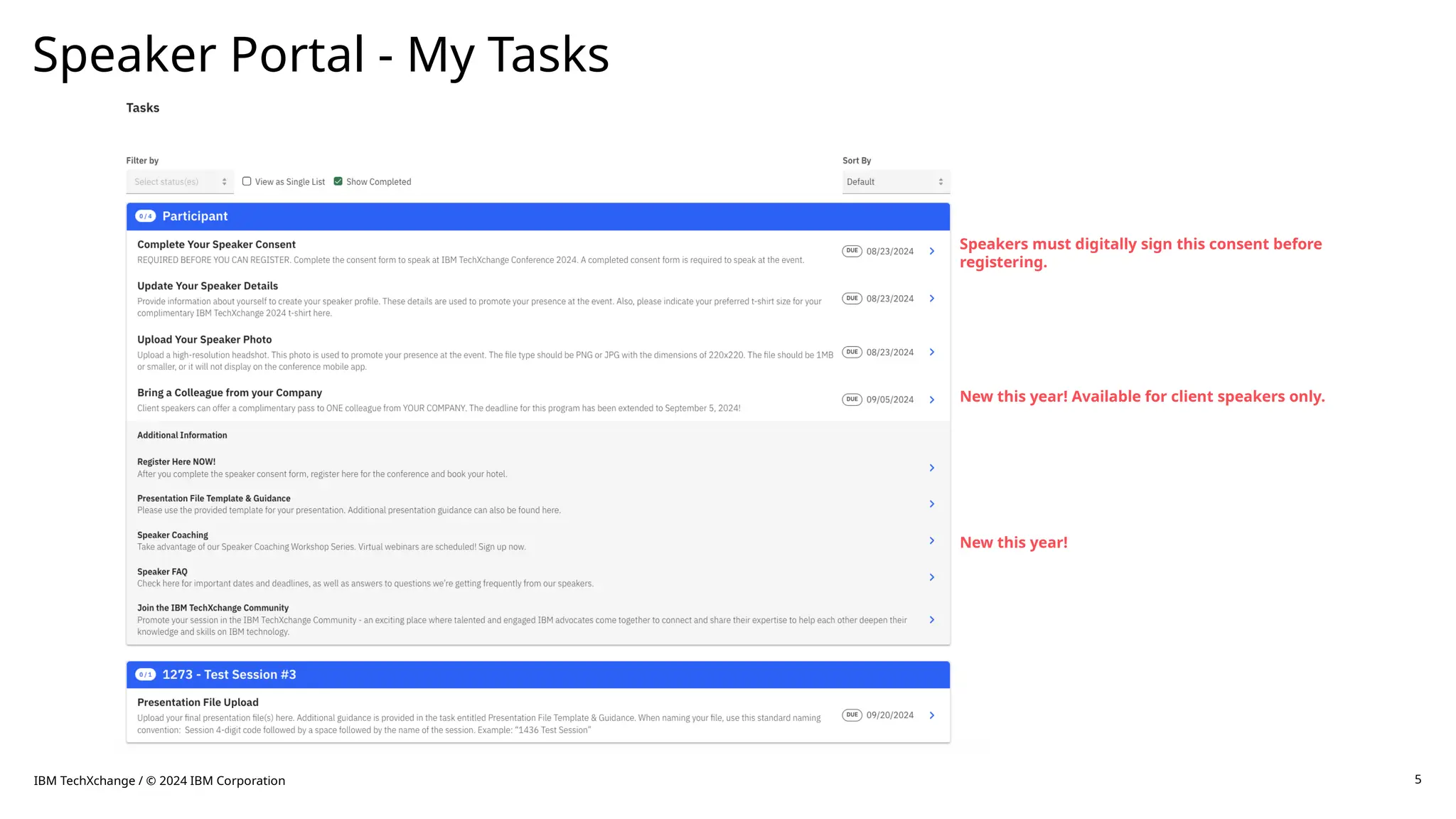 2024 TechXChange Speaker Portal Overview.PPTX