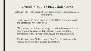 Fundamentals Welcome and Inclusive DEIB | PPTX