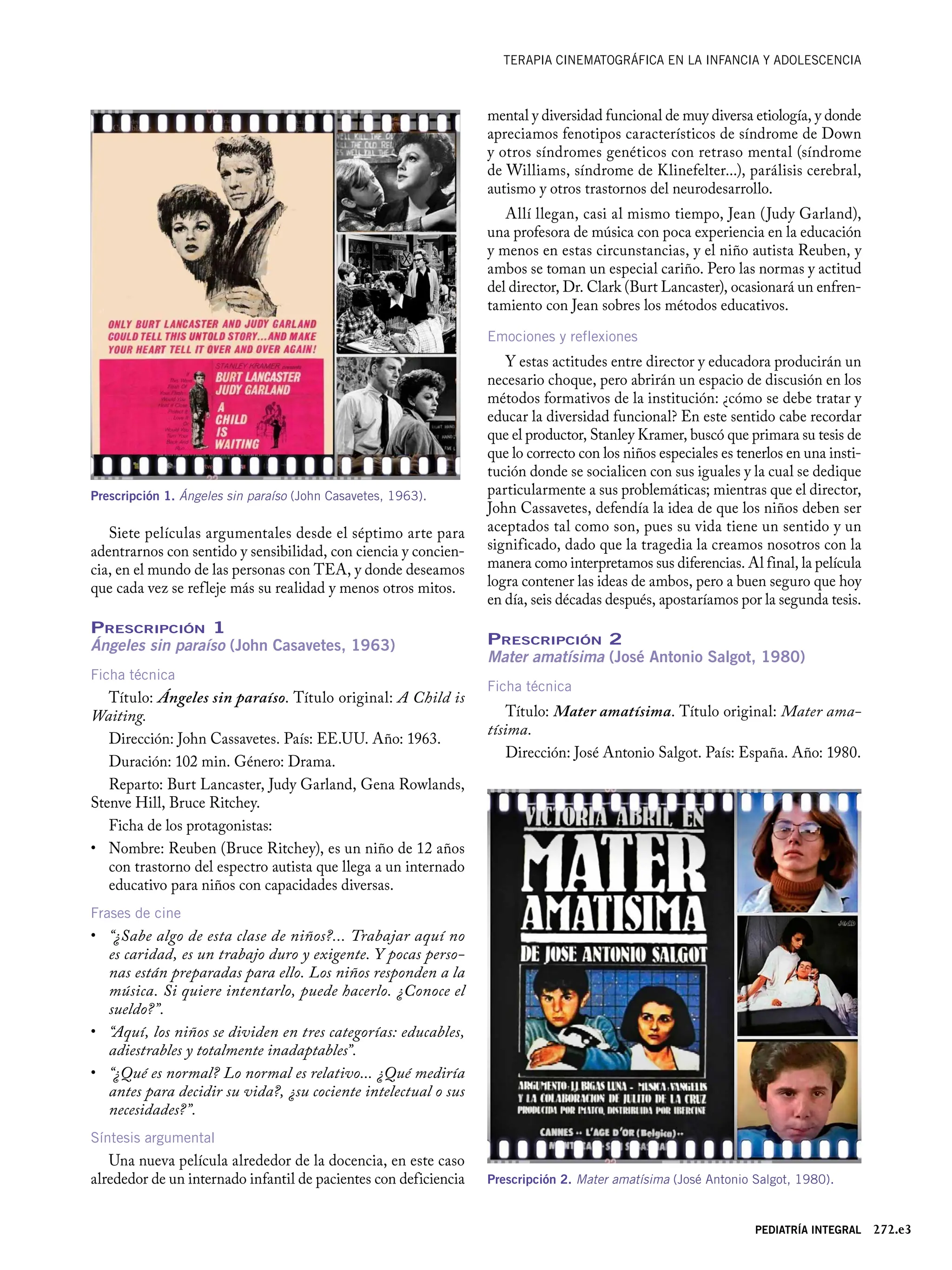 Terapia cinematográfica (7) Películas para entender el trastorno del ...