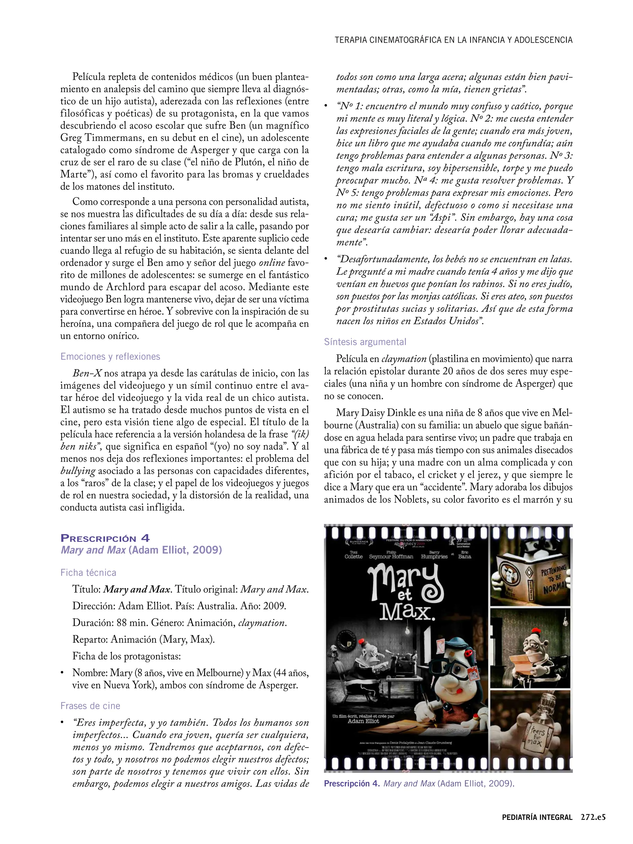 Terapia cinematográfica (7) Películas para entender el trastorno del ...