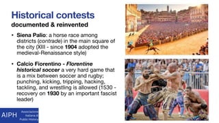 The Reenactor as Public Historian training and participation paths ...